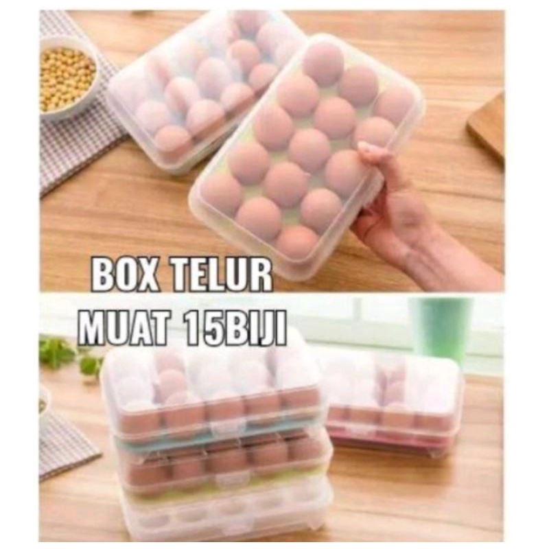 Jual TEMPAT BOX TELUR 15 SEKAT /Box | Shopee Indonesia