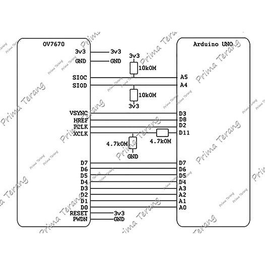 Jual Ov7670 Camera Module Ov 7670 Kamera Cmos Vga Modul Arduino 640x480