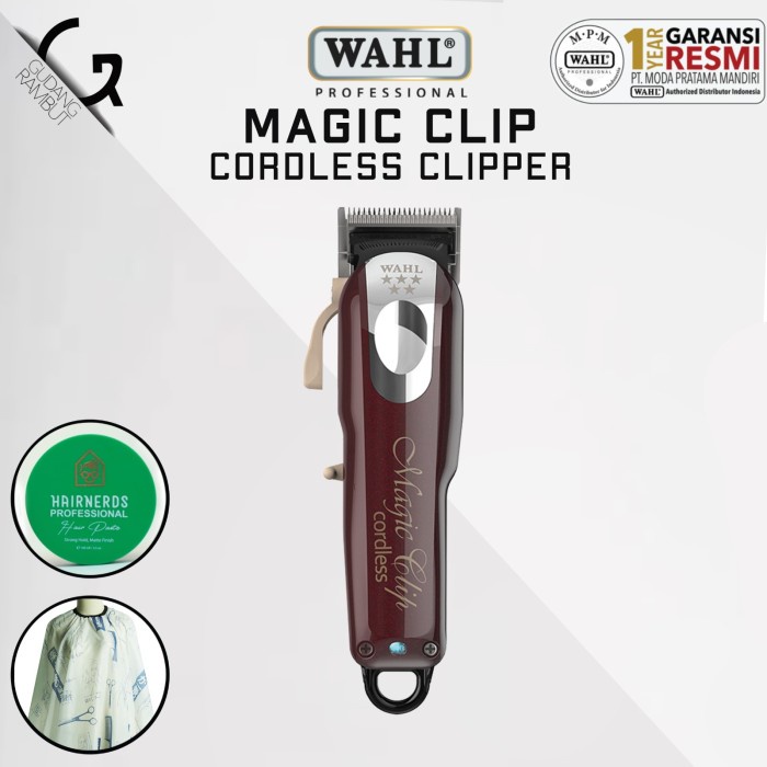 Jual Alat Potong Wahl Magic Clip Cordless Hair Clipper Wireless (Plugin ...