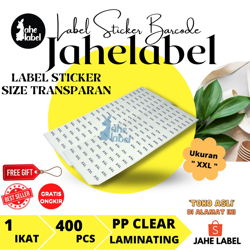 Jual STIKER UKURAN BAJU , STIKER SIZE , STICKER SIZE , STICKER UKURAN ...