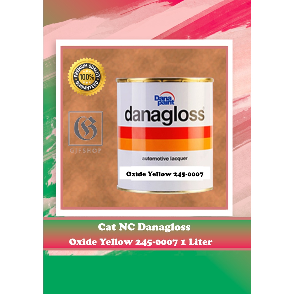 Jual Cat Duco NC Danagloss Oxide Yellow 245-0007 1 Liter | Shopee Indonesia