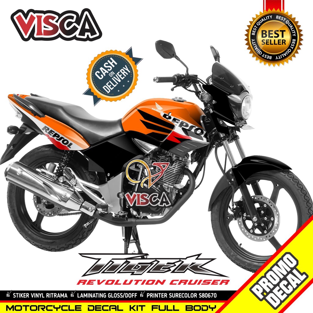 Jual Stiker Tiger Revo Striping Tiger Variasi Decal Tiger Revo Repsol ...
