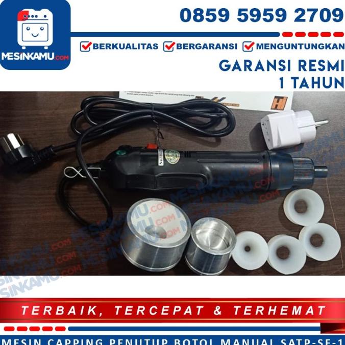 Jual Mesin Capping / Penutup Botol Manual Sf-1 Heavypack Satmesin ...