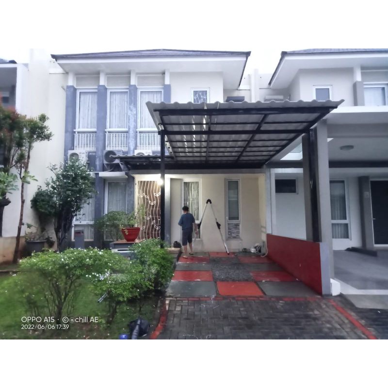 Jual kanopi baja ringan atap alderon Doble terpasang | Shopee Indonesia