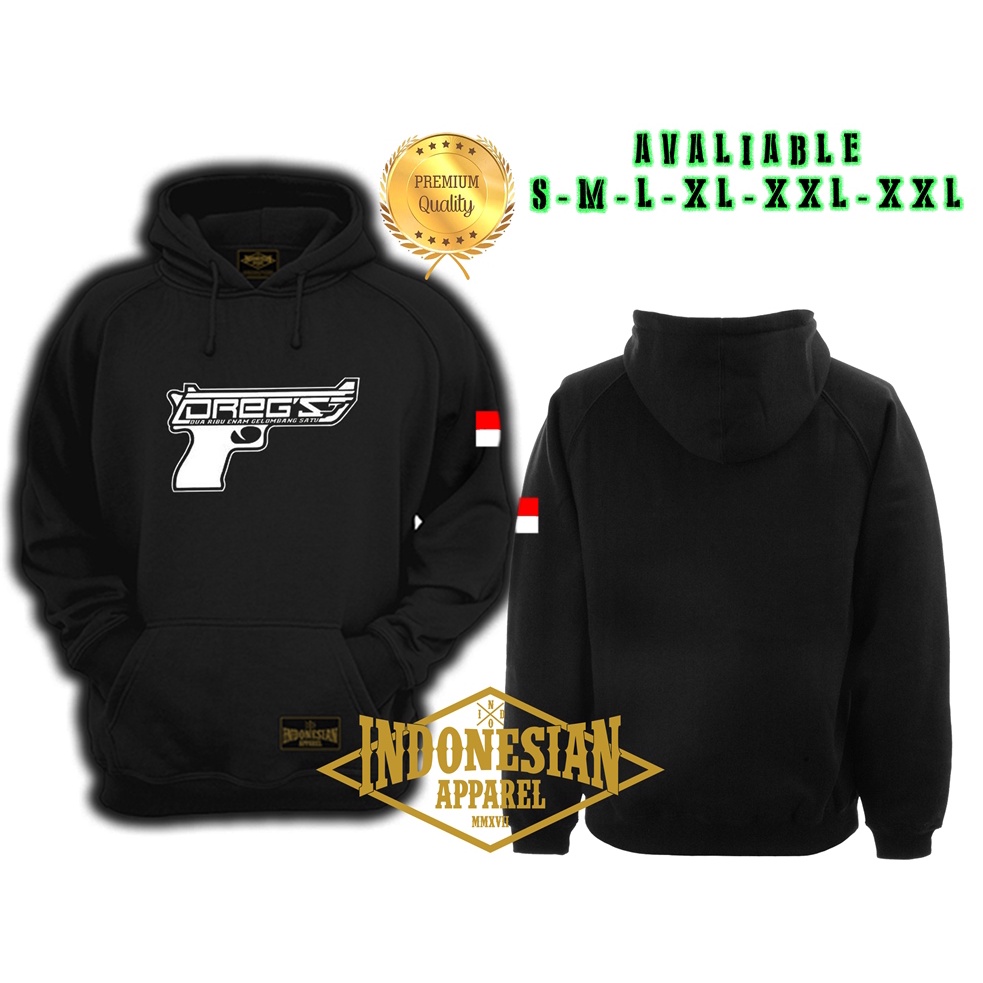 Jual Hoodie JakeT Distro Pria Logo Dregs A36 | Shopee Indonesia