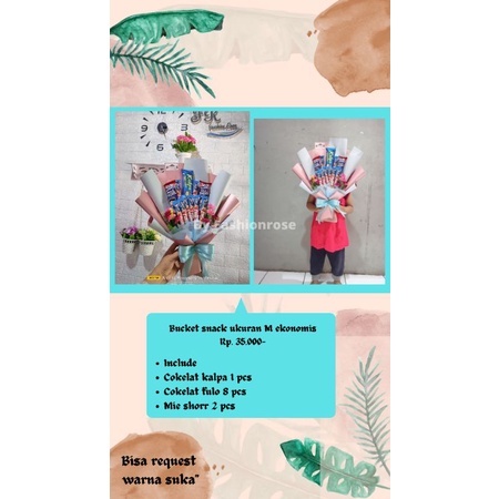 Jual BUCKET SNACK UKURAN M EKONOMIS BUKETJAJANAN ANAK BUKET TK SDN ...