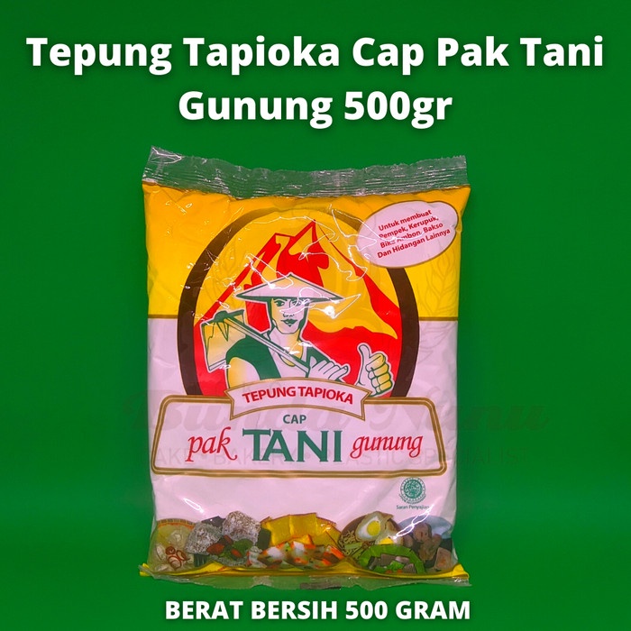 Jual Tepung Tapioka Cap Pak Tani Gunung 500 gr | Shopee Indonesia