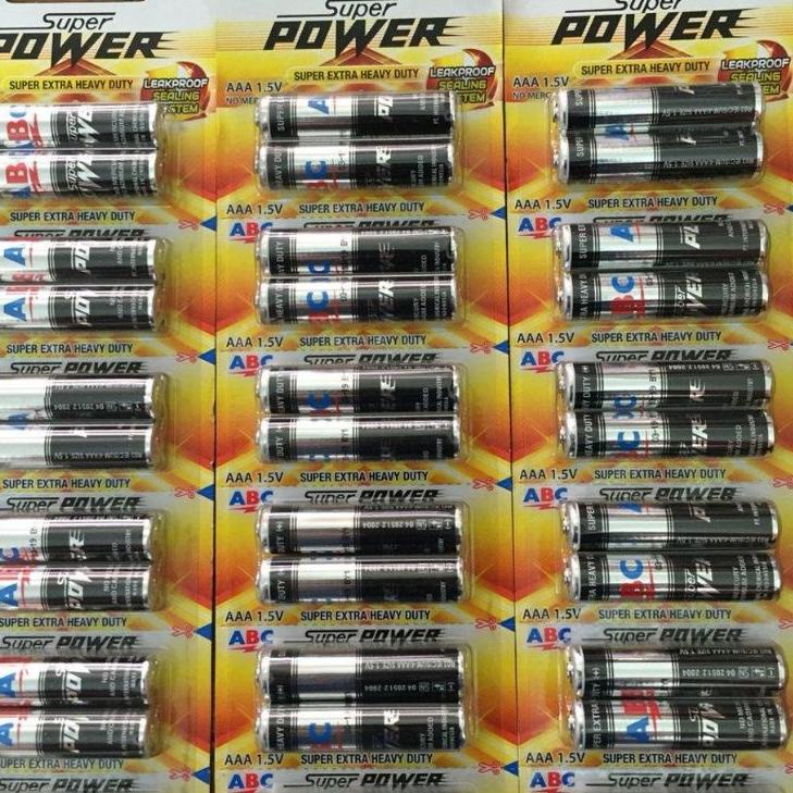 Jual One and Only 1 Set Baterai ABC Kecil Ukuran AAA /Baterei/ Battery ...