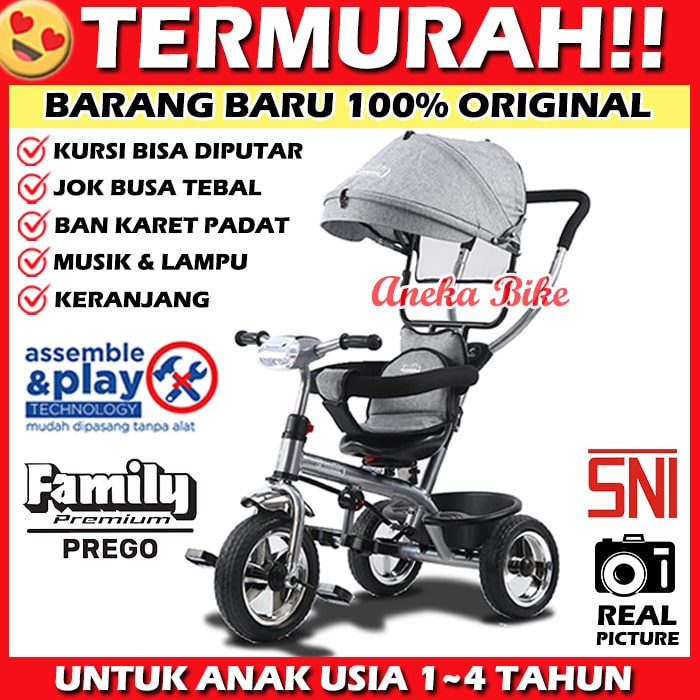 Jual Sepeda Anak Roda Tiga Sepeda Stroller Bayi Roda 3 Exotic Batman ...