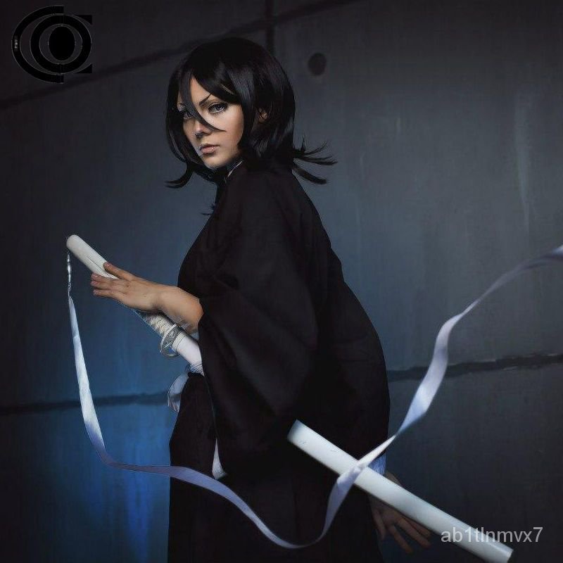 Jual Anime Bleach Kuchiki Rukia Cosplay Costume Wigs Rukia Kuchiki ...