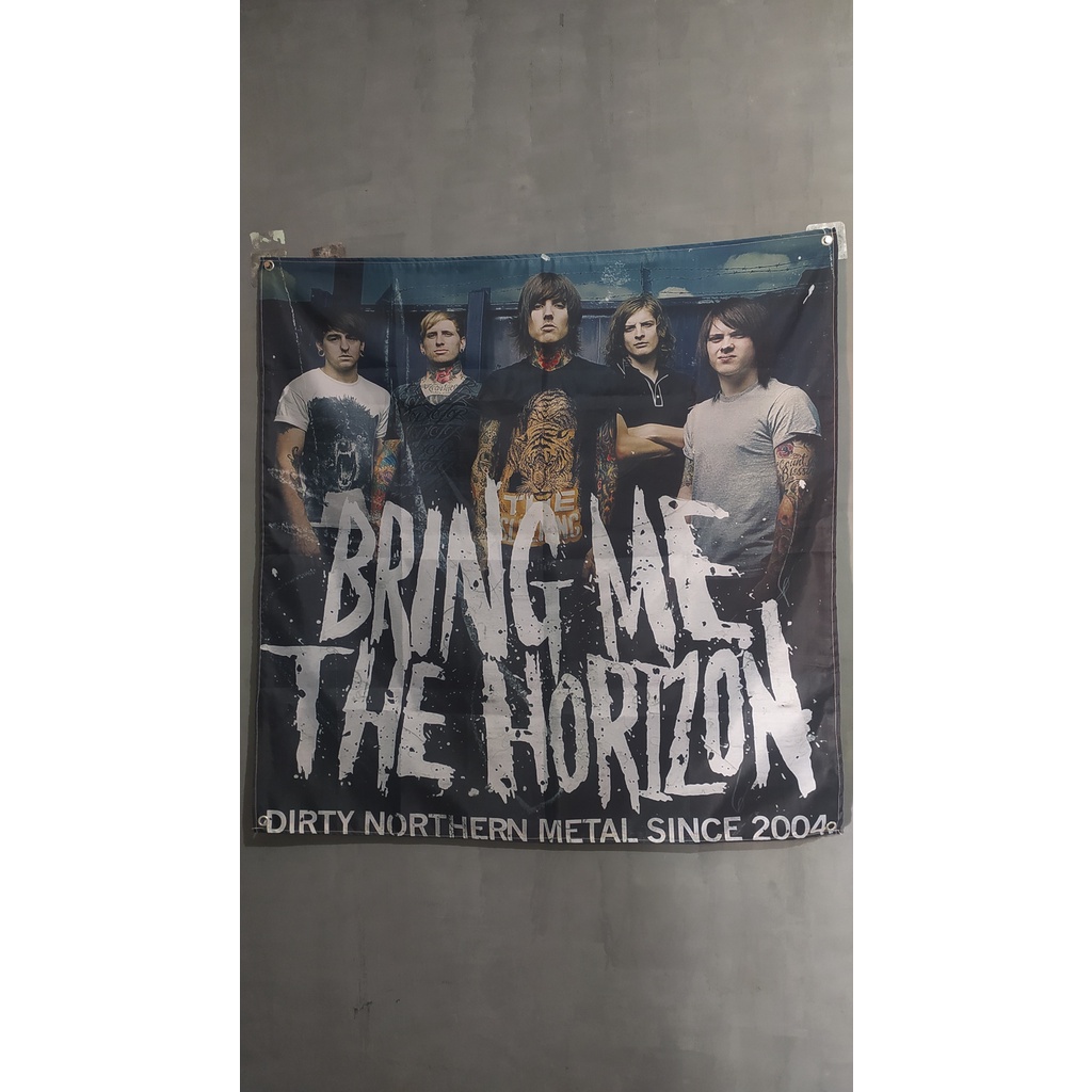 Jual Bendera/Flag/Poster Kain/Miniflag Band BMTH | Shopee Indonesia