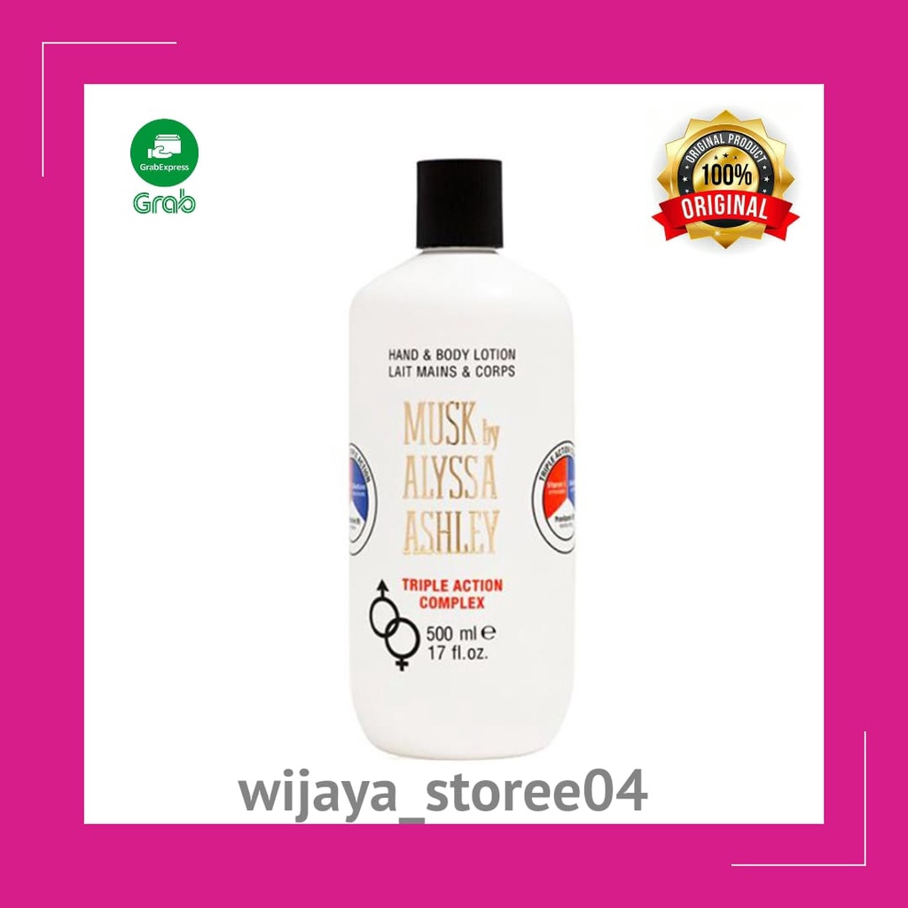Jual Alyssa Ashley Musk Triple Action Complex Hand & Body Moisturizer ...