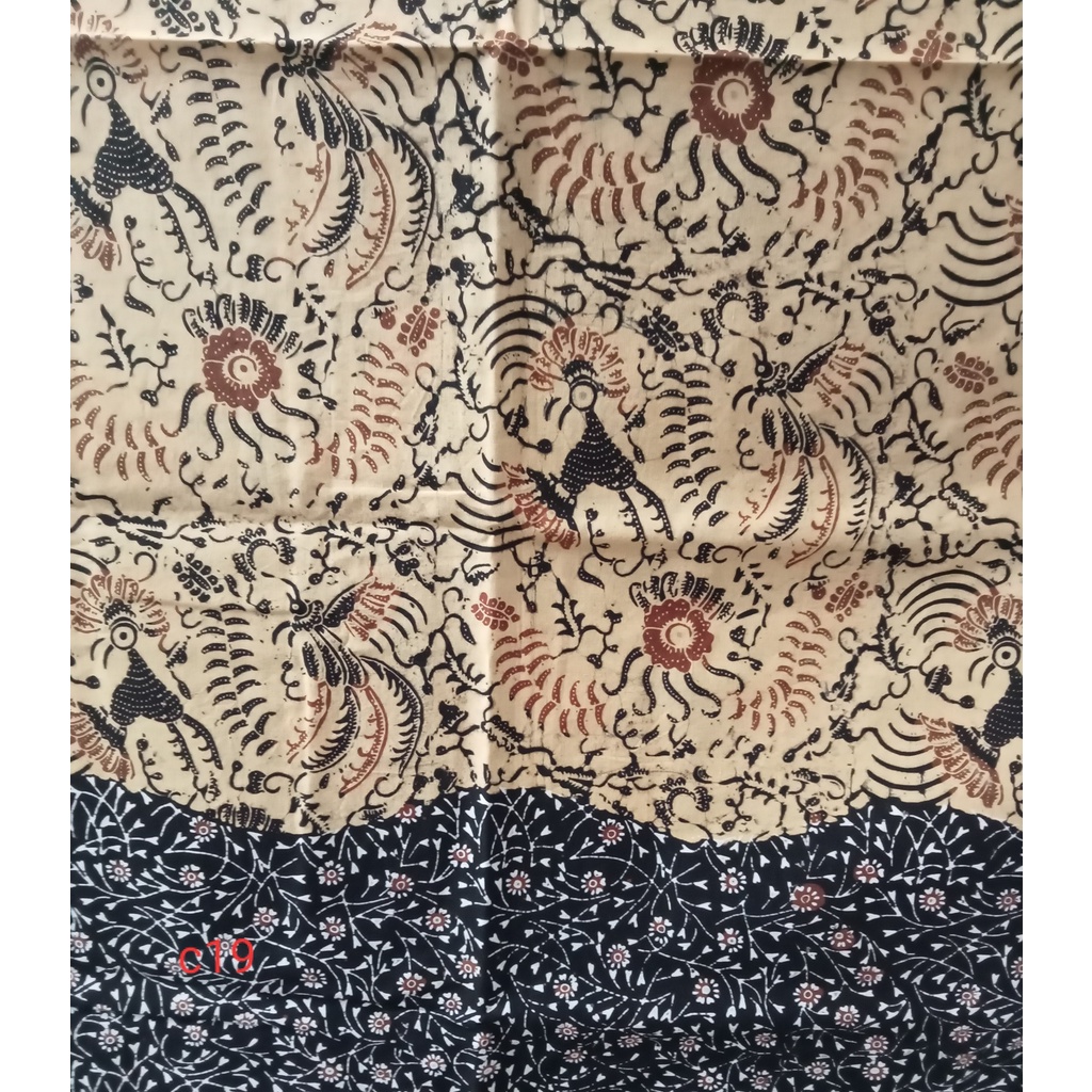 Jual batik cap (indramayu) bunga-ayam | Shopee Indonesia