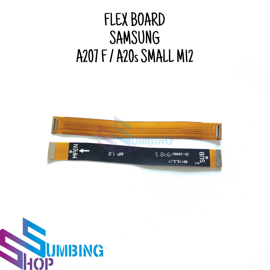 Jual Flexible Ui Board Samsung A207f A20s Small M12 Fleksibel Penghubung Mesin Konektor Charger ...