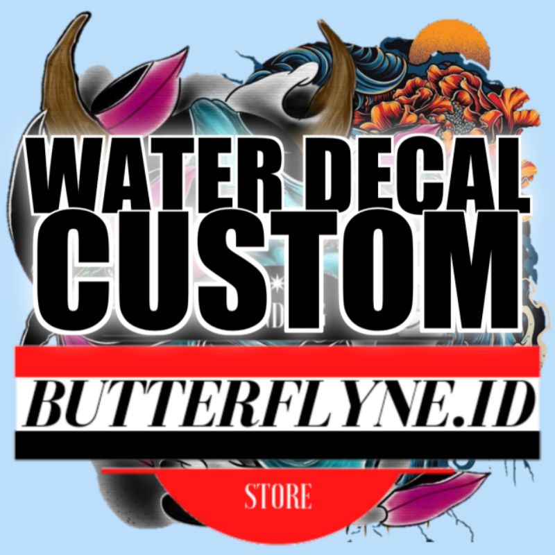 Jual CUSTOM WATER SLIDE DECAL TRANSPARAN UKURAN MAKSIMAL 20X26cm ...