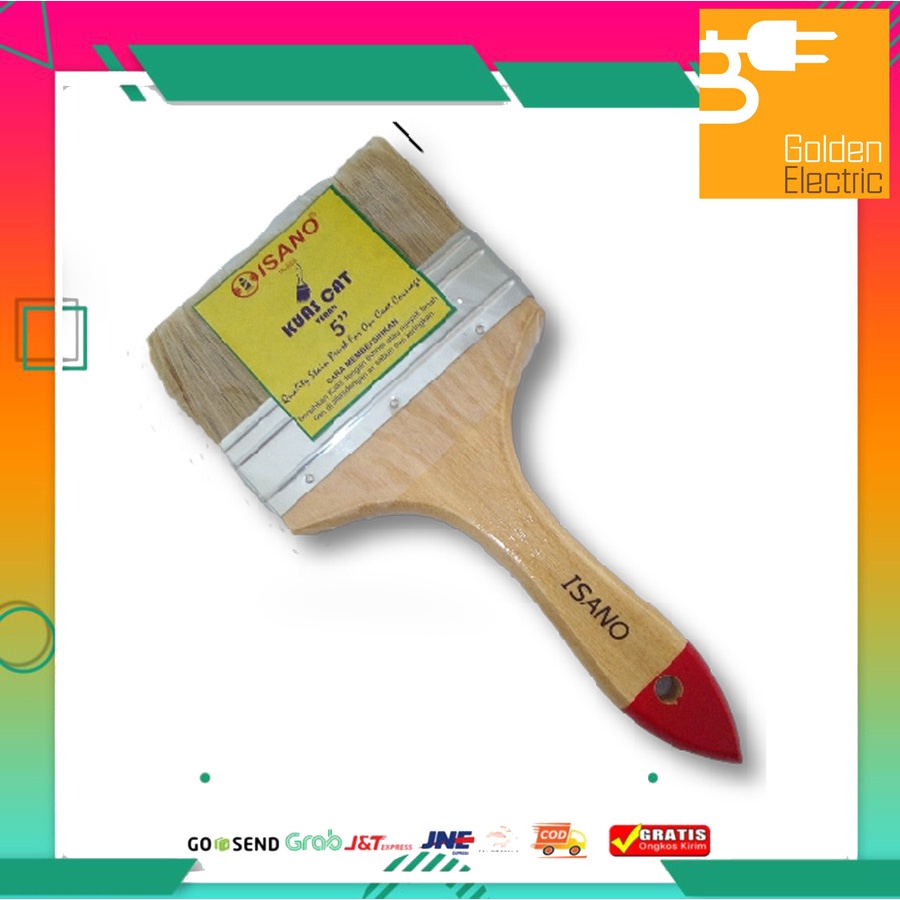 Jual ISANO Kuas 5 Inch Cat Ukuran 5" Tembok Besar Dinding Besi Kayu ...