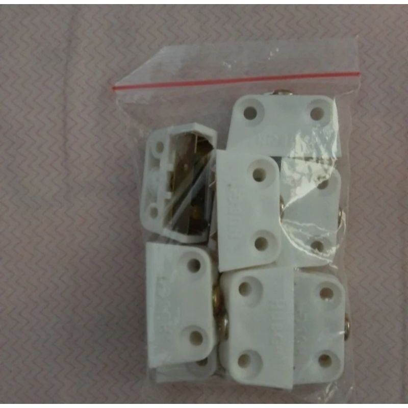 Jual Traves/Trapes Putih HUBEN Ambalan Plastik Kayu Rak Lemari - 10 pcs ...