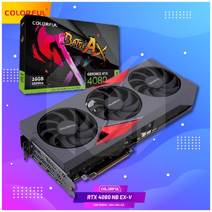 Jual Colorful GeForce RTX 4080 NB EX-V 16GB GDDR6X - RTX4080 DDR6X ...