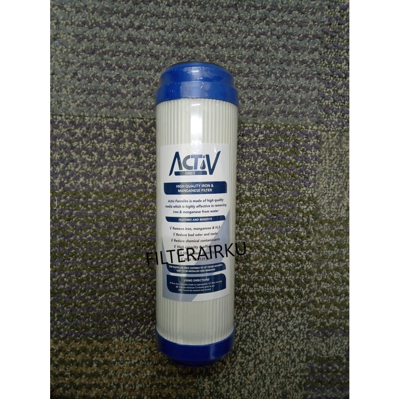 Jual Filter Air / Saringan Air ACTIV Ferrolite Cartridge 10" | Shopee ...