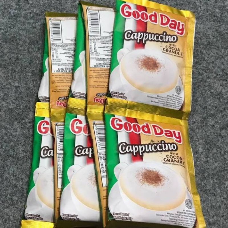 Jual Good Day Cappuccino 1 Renteng isi 10 pcs/bungkus | Shopee Indonesia