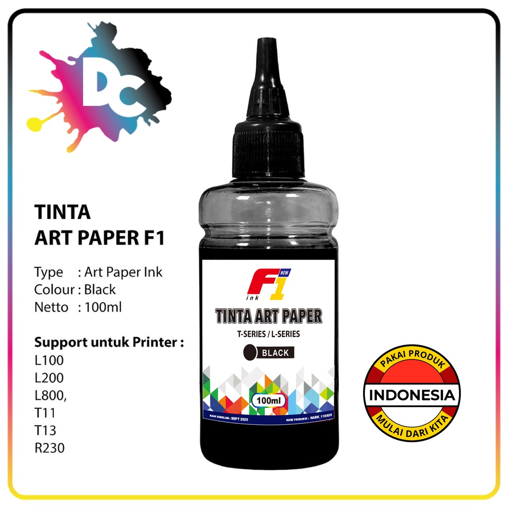 Jual Tinta Art Paper F1 Ink 100ml | Shopee Indonesia