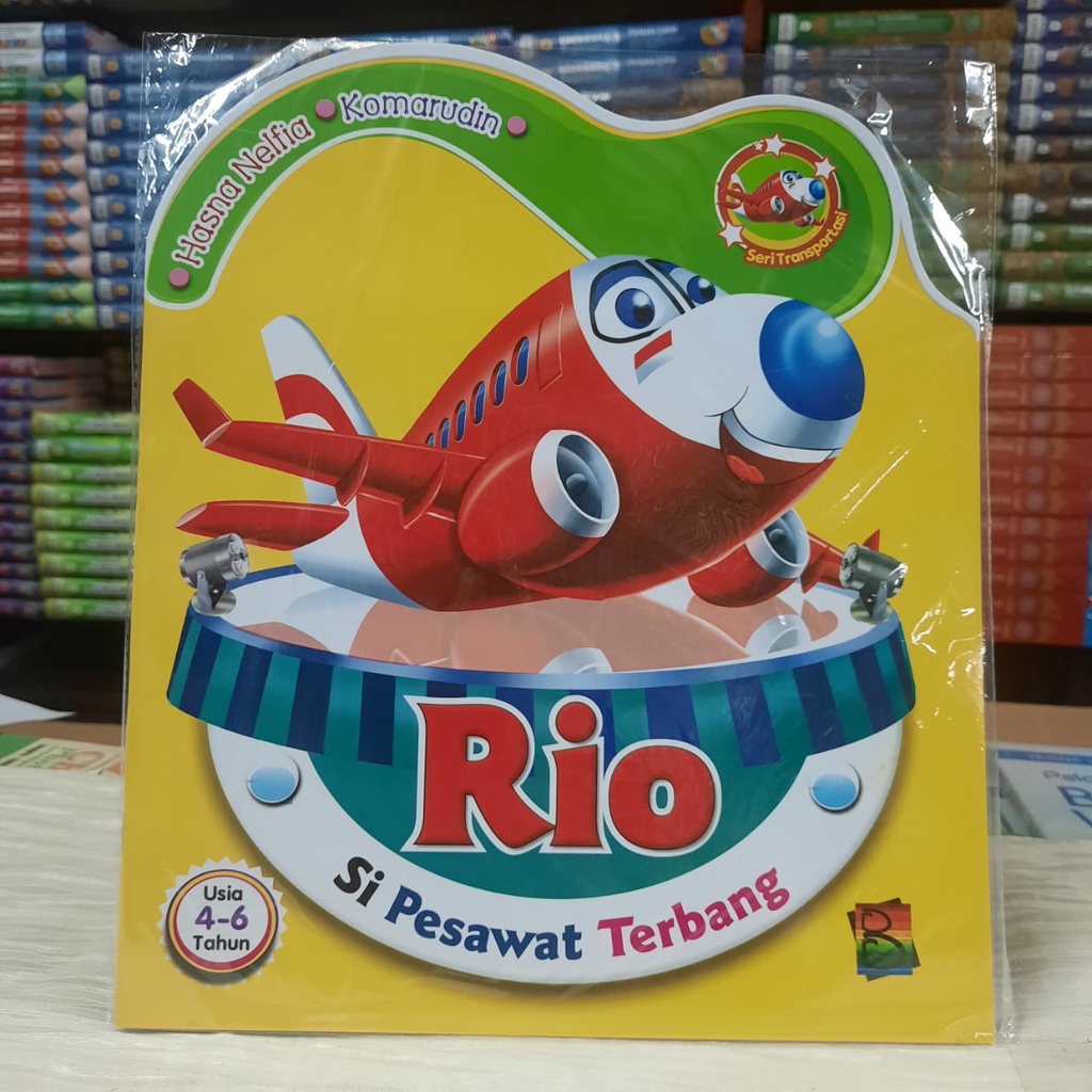 Jual BUKU SERI TRANSPORTASI RIO SI PESAWAT TERBANG, ZIKRUL | Shopee Indonesia