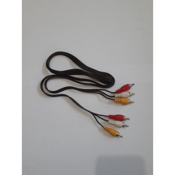 Jual Kabel RCA to RCA 3 Jalur | Shopee Indonesia