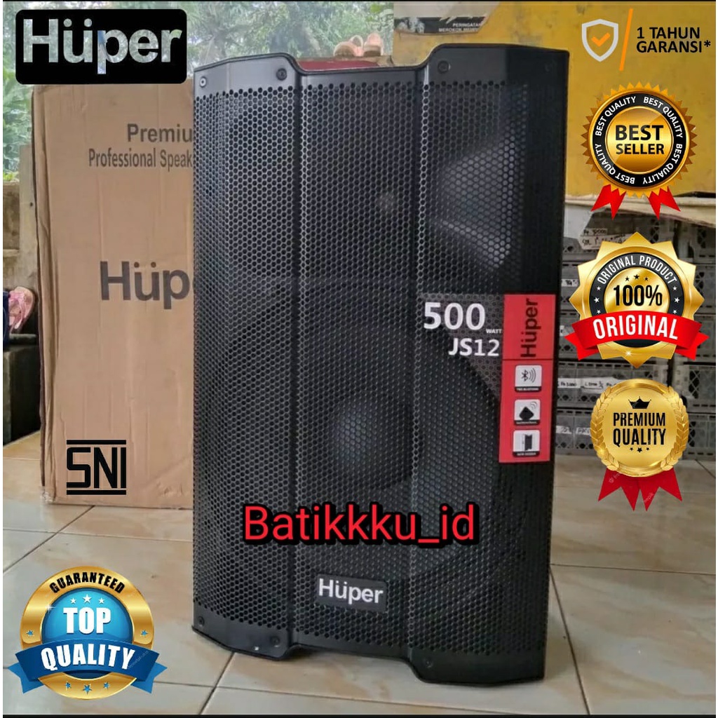 Jual Speaker Aktif HUPER JS 12 JS12 ORIGINAL 15 INCH | Shopee Indonesia
