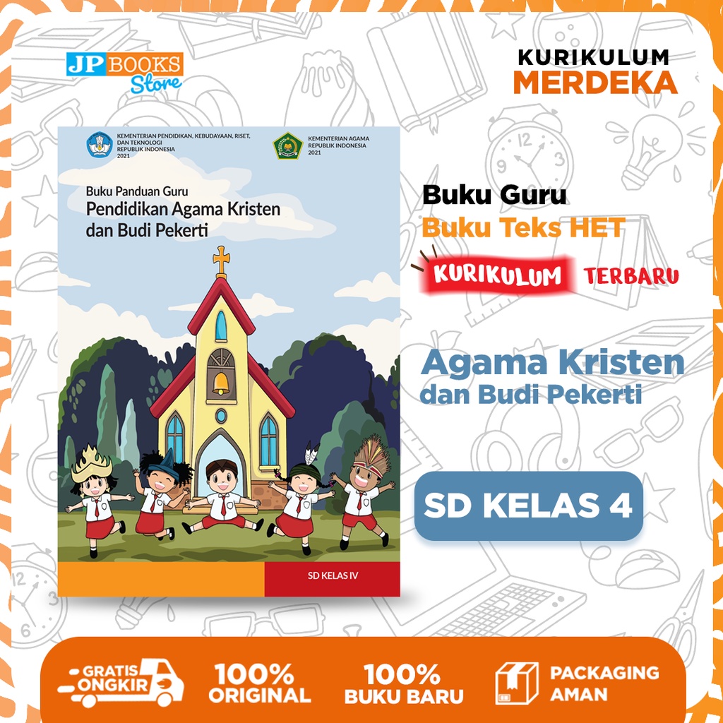 Jual JP Books – Buku Guru Teks Het Kurmer Sekolah Agama Kristen Sd ...