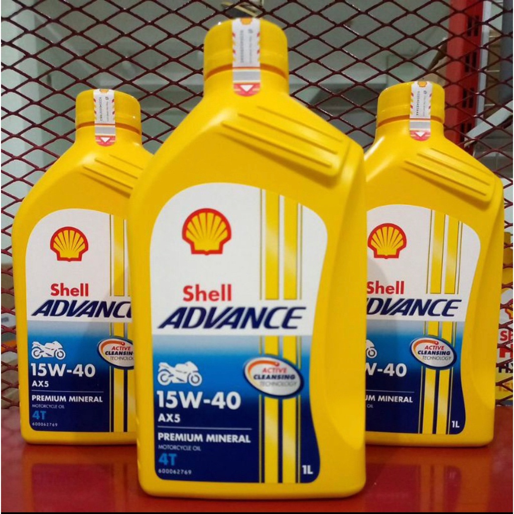 Jual Shell Advance 4T AX5 15W-40 1L | Shopee Indonesia