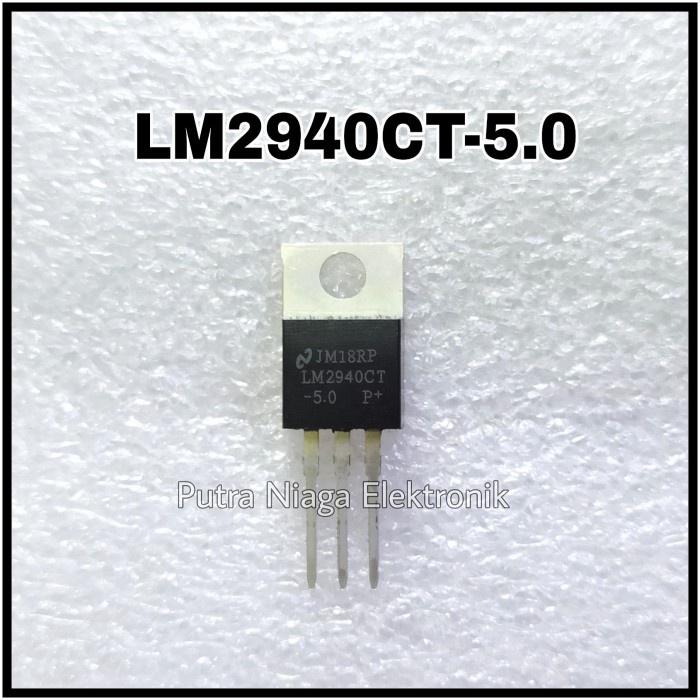 Jual ic LM2940CT-5.0 TO-220 LM2940 5V Regulator 5Volt putr4n14 Buru ...
