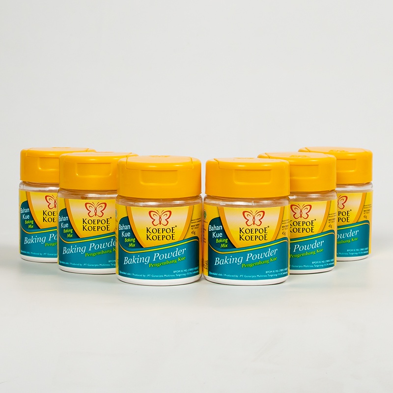 Jual Koepoe Koepoe Baking Powder Botol 45 Gram Free Bubble Wrap dan Dus ...