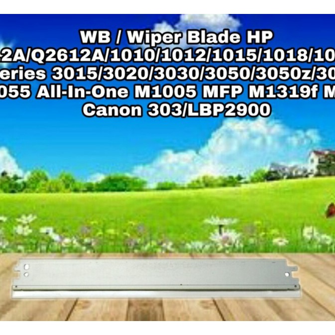 Jual Wiper Blade WB HP 12A Q2612A 1010 1012 1015 1018 1020 1022 1022n ...