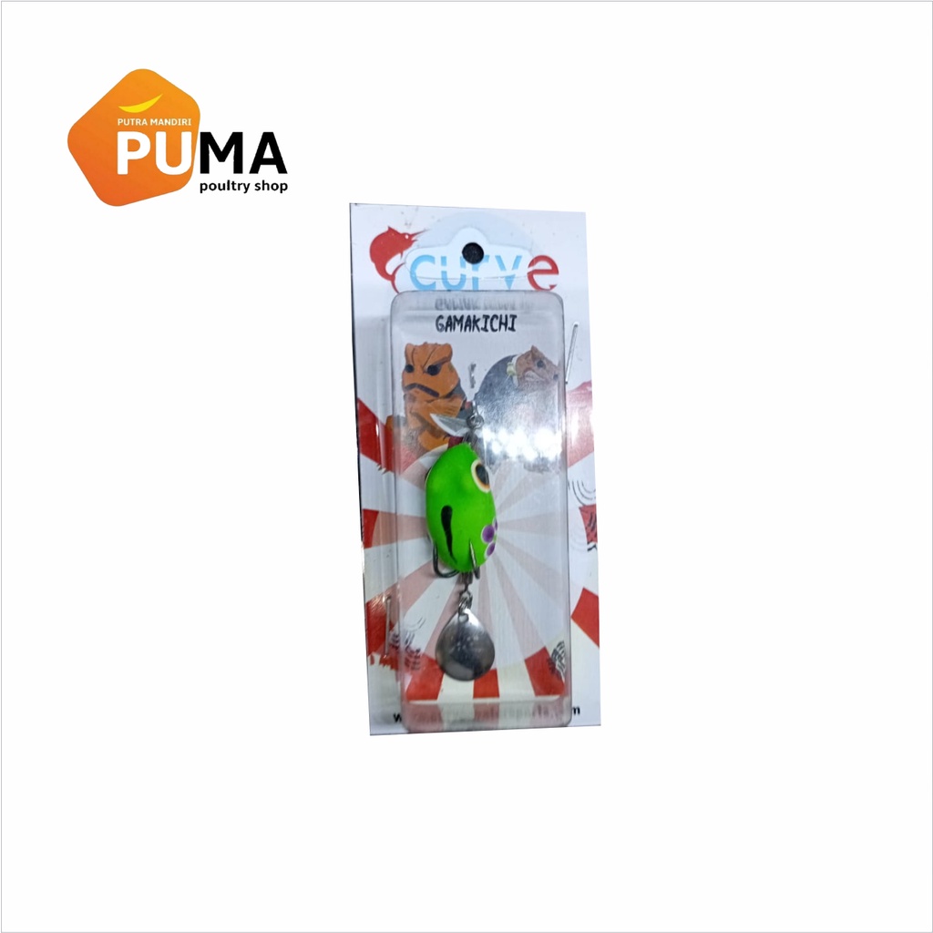 Jual SOFT FROG CURVE GAMAKICHI-UMPAN BUATAN | Shopee Indonesia