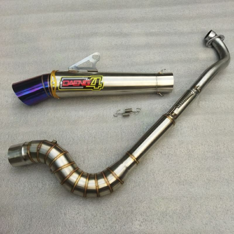 Jual Big elbow kou mahachai exhaust for Xrm 125 wave fury RS smash 115 ...