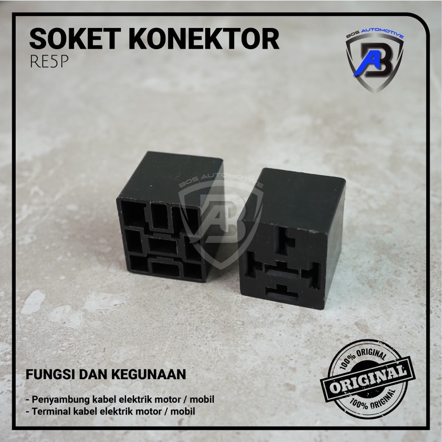Jual Rumah Relay RE5P / Soket Relay / Socket Cable Relay / Kaki 5 Pin (Kosongan) | Shopee Indonesia