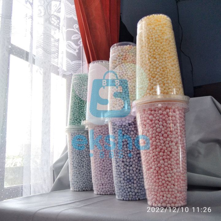 Jual STYROFOAM BUTIRAN WARNA-WARNI GABUS STEROFOAM HIASAN ISIAN KOTAK ...