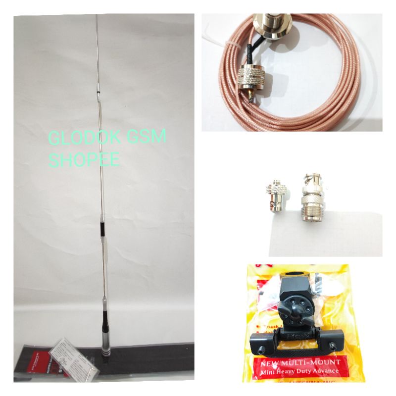Jual ANTENA DUALBAND SUPER GAINER SG7500 KABEL RG316 UNTUK HT DAN RADIO RIG | Shopee Indonesia
