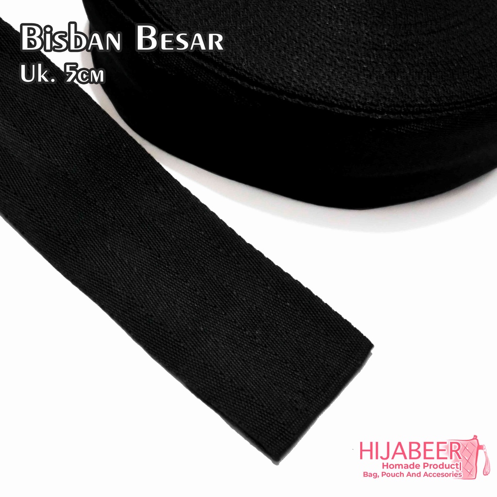 Jual Bisban Besar 5cm Tali Webbing Per 2 meter - Tali Tas | Shopee ...