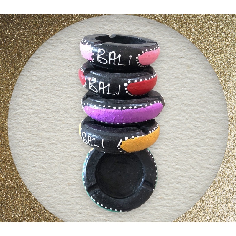 Jual TEMPAT ROKOK ASBAK LUKIS BALI | Shopee Indonesia