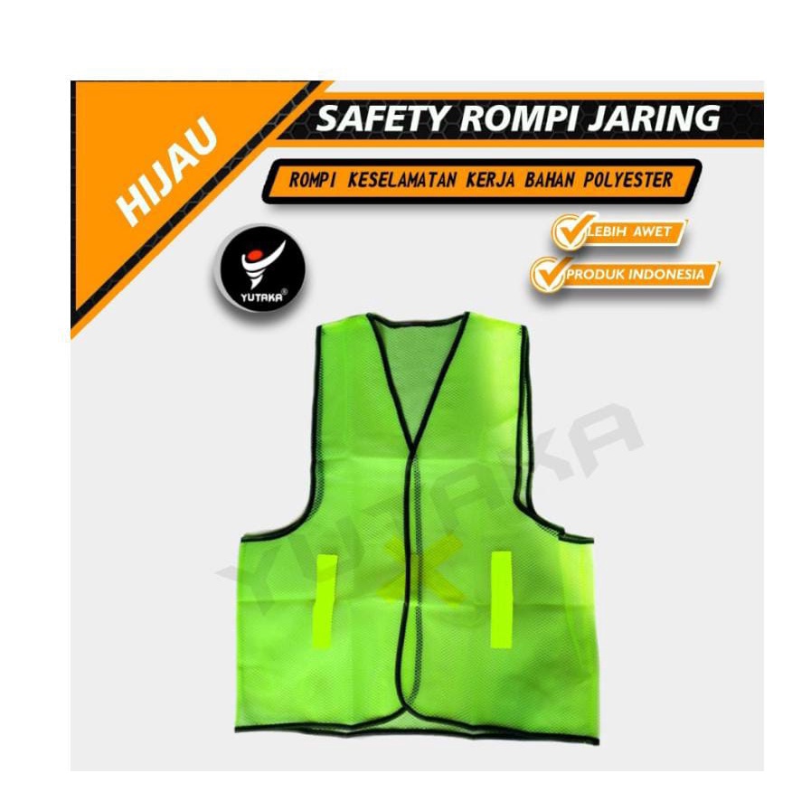 Jual ROMPI JARING _ROMPI SAFETY warna hijau | Shopee Indonesia