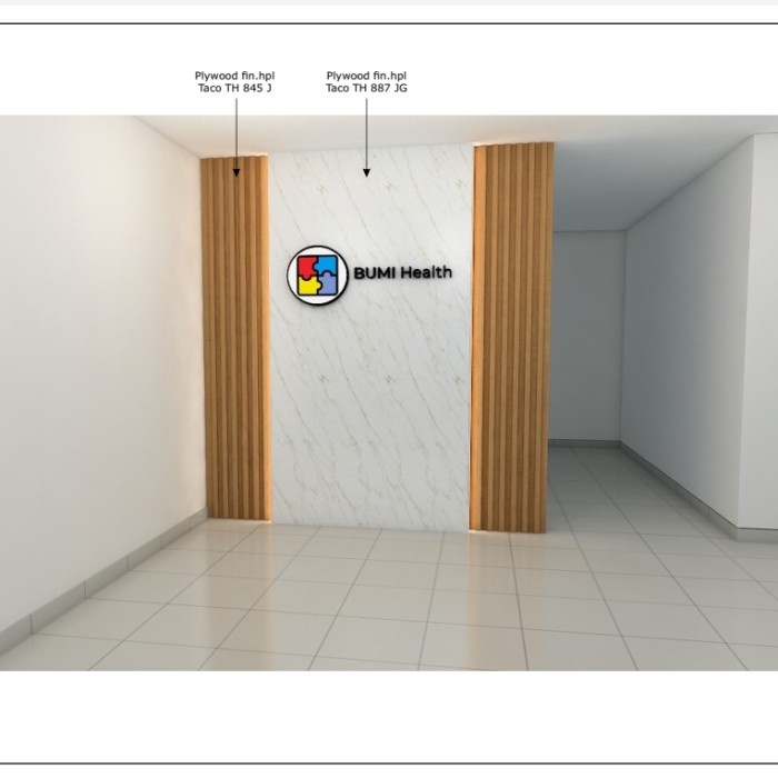 Jual backdrop papan hpl custom minimalis modern | Shopee Indonesia