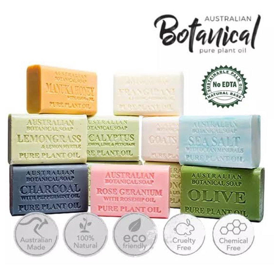 Jual Australian Botanical Soap Pure Plant Oil Bpom Original Shopee