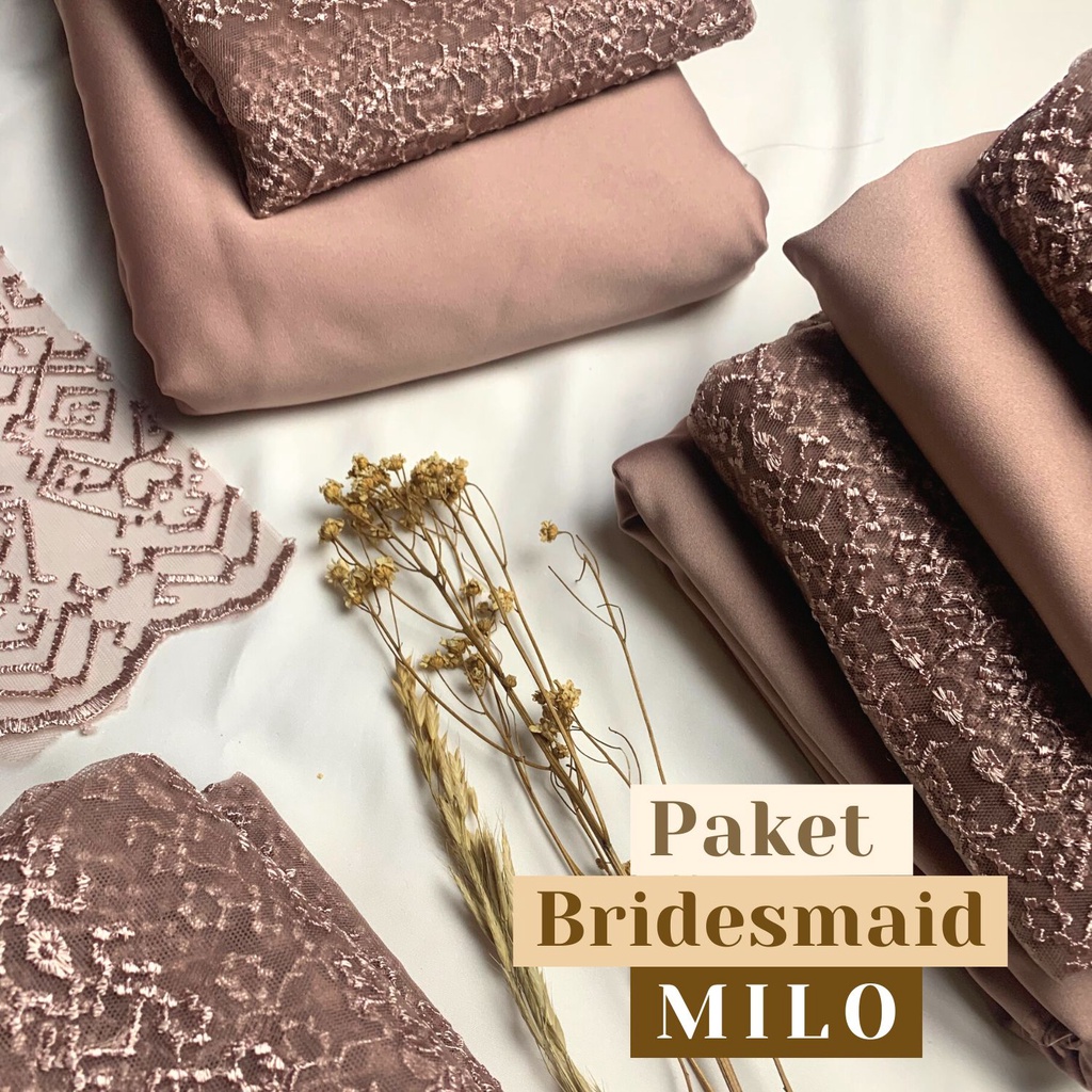 Jual Paket Kain BRIDESMAID PREMIUM // Lamaran // Seragaman Keluarga ...