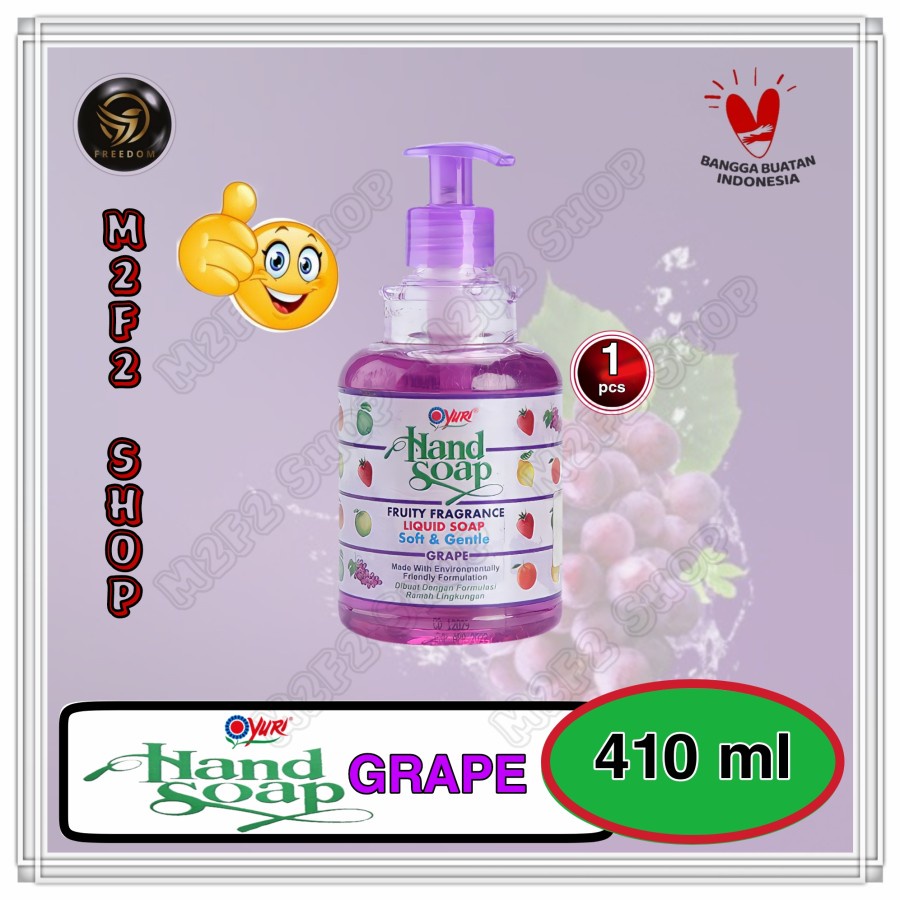 Jual Yuri Hand Soap Aroma Anggur Botol Pump - 410 ml (Kemasan Satuan ...