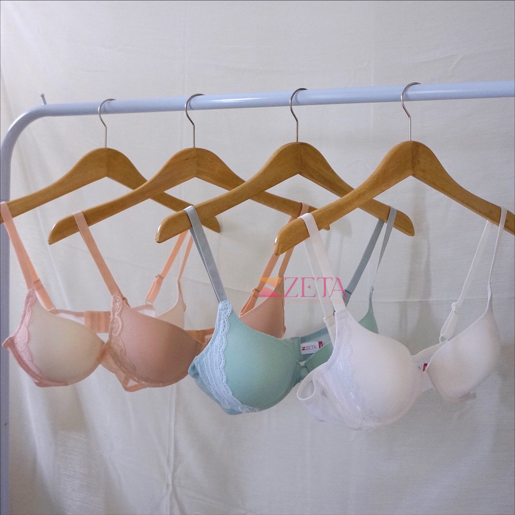 Jual [ZETA] Lacey Bra | Bra Kawat Push Up Busa Pakaian Dalam Wanita ...