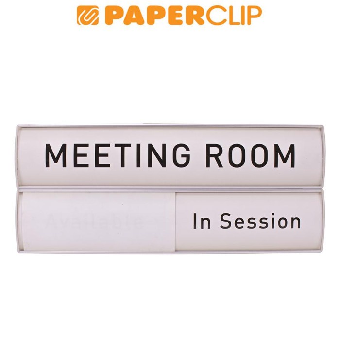 Jual Stiker Sign Label Meeting Room Ukuran 28X6Cm 2 Row | Shopee Indonesia