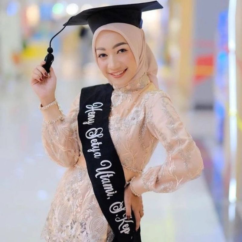 Jual (1HARI JADI) SELEMPANG POLOS, Selempang bordir selempang nama ...