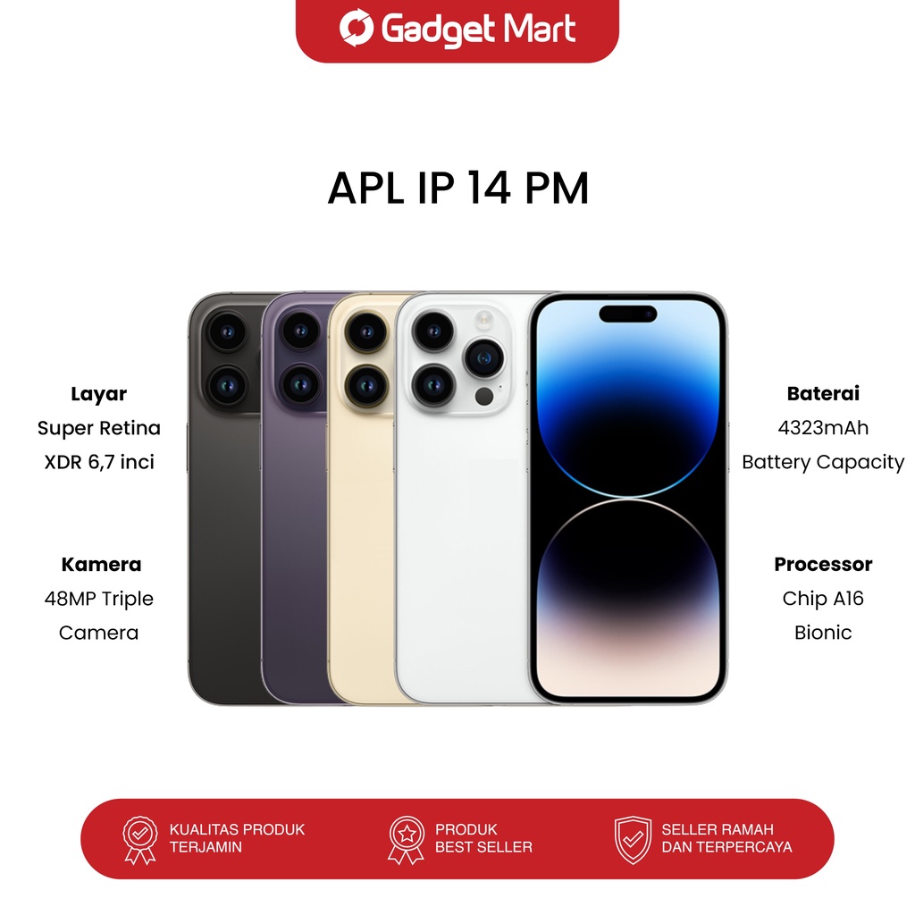 Jual IP14 Pro Max - Garansi Resmi | Shopee Indonesia