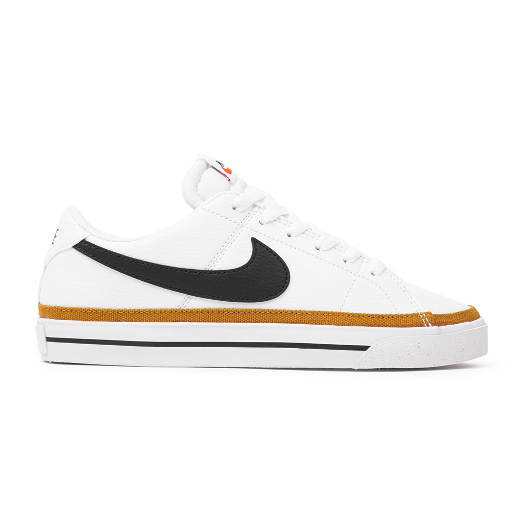 Jual Nike Court Legacy Lo Nn White/Desert Ochre/Black | Shopee Indonesia